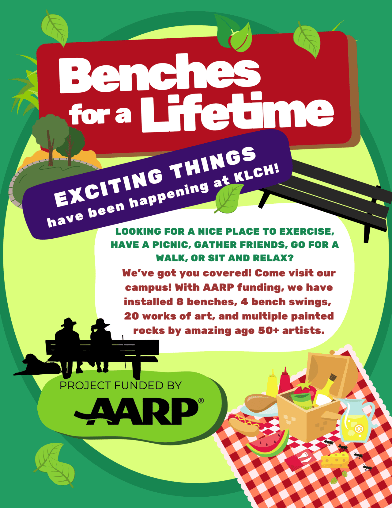 AARP Benches For A Lifetime Project | Kansas Learning Center for Health